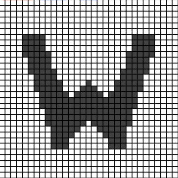 Crochet Alphabet V W X Squares - Free Pattern - Left in Knots